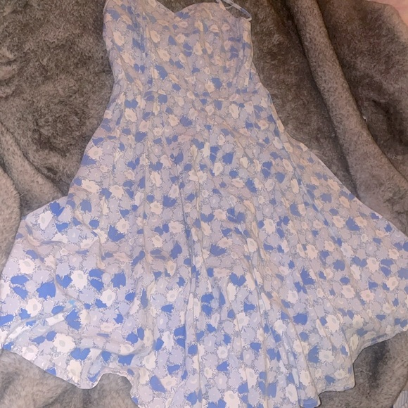 Old Navy | Dresses | Spring Flowy Sky Blue Floral Dress | Poshmark